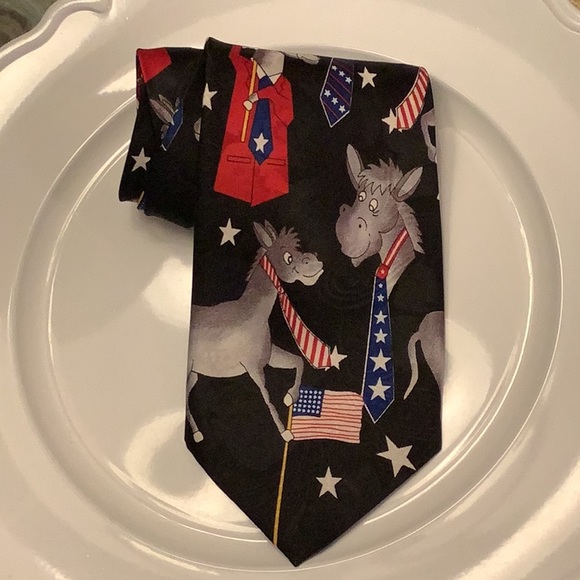 Renaissance | Accessories | Renaissance Necktie Navy Blue Patriotic ...